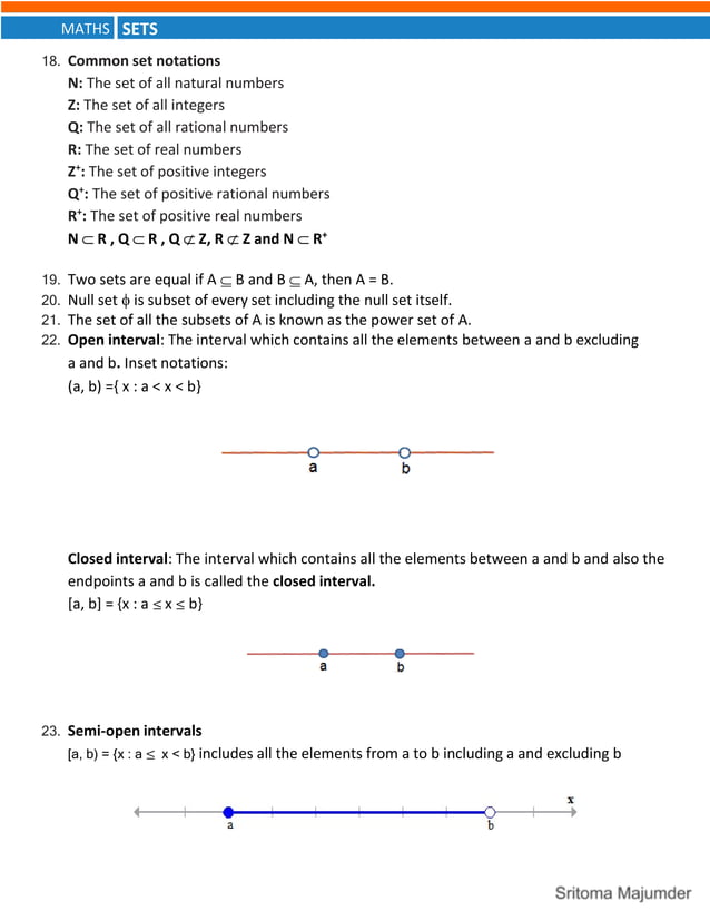 CBSE - Grade 11 - Mathematics - Ch 1 - Sets (PDF Format) | PDF