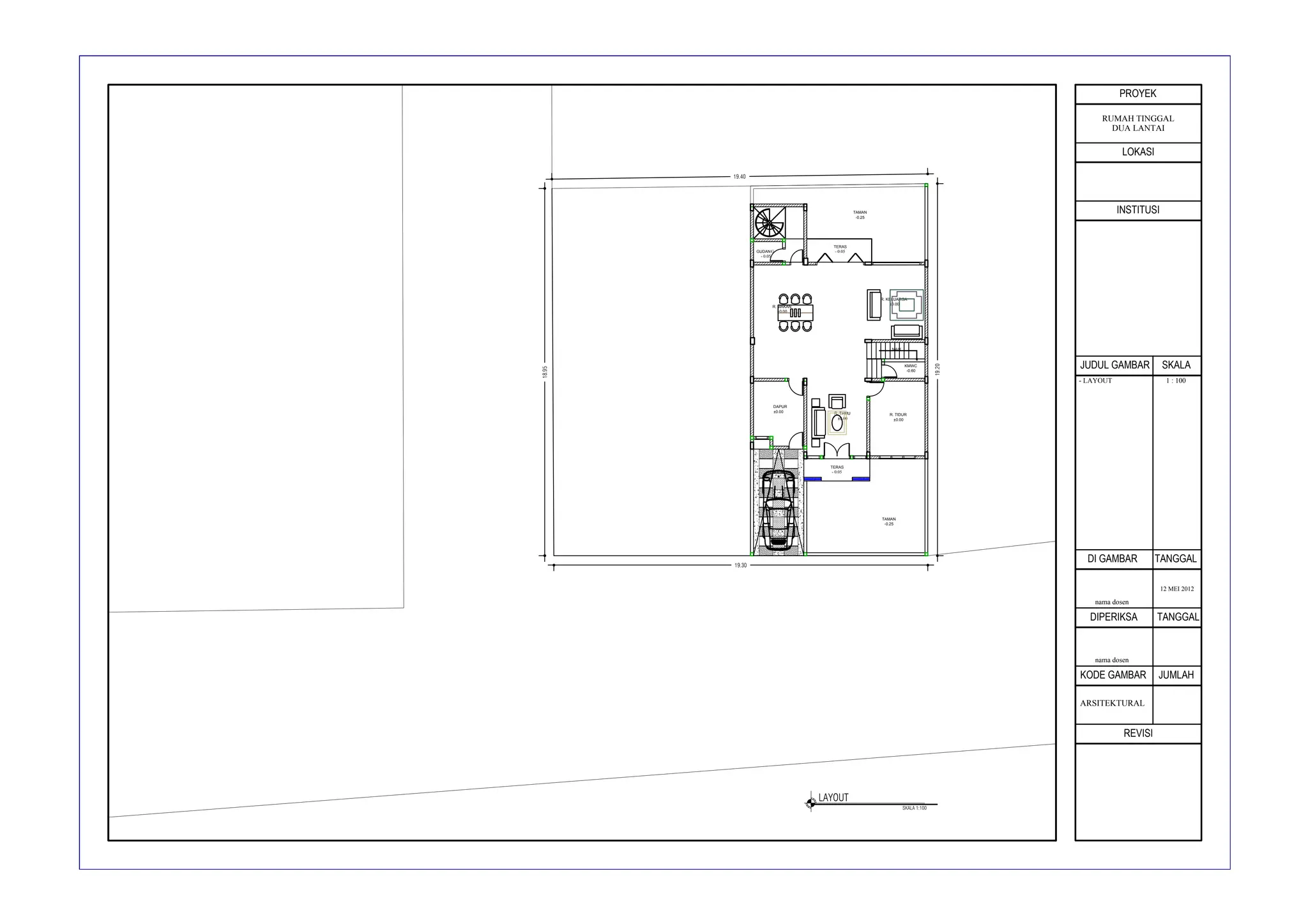 Gambar Layout perumahan daerah malang batu | PDF