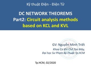Circuit analysis methods (Presentation ) | PPT