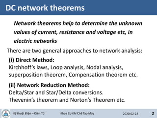 Circuit analysis methods (Presentation ) | PPT