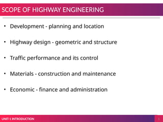 1. Highway Development planning - Introduction.pptx