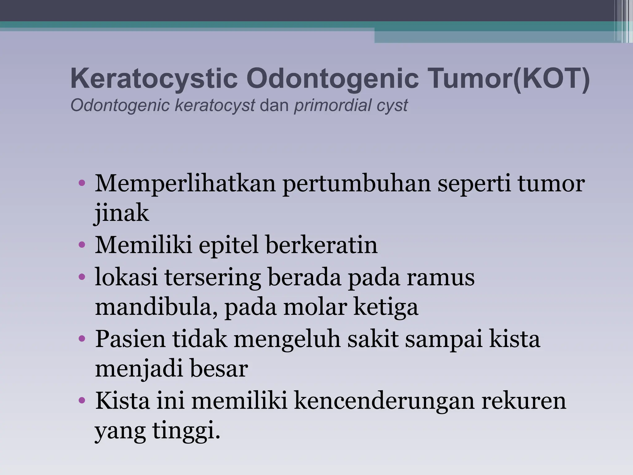 KISTA DAN PSEUDOKISTA, materi kuliah pakar radiologi | PPTX