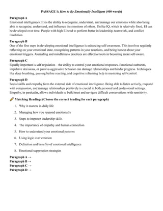 Reading Practice and gamified learning ESL | PDF