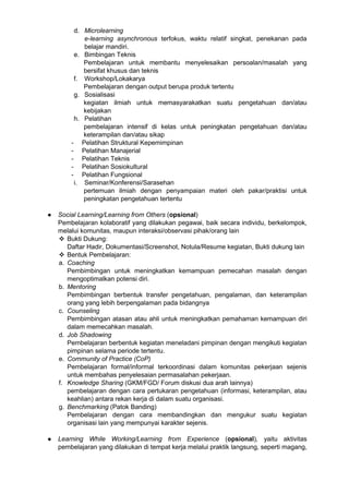 VER2_Juknis Pengisian Individual Development Plan 2025 | PDF