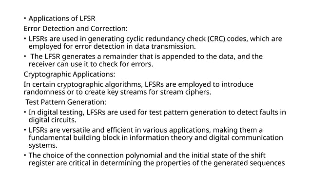 Infromation & Coding Theory -Linear Feedback Shift.pptx