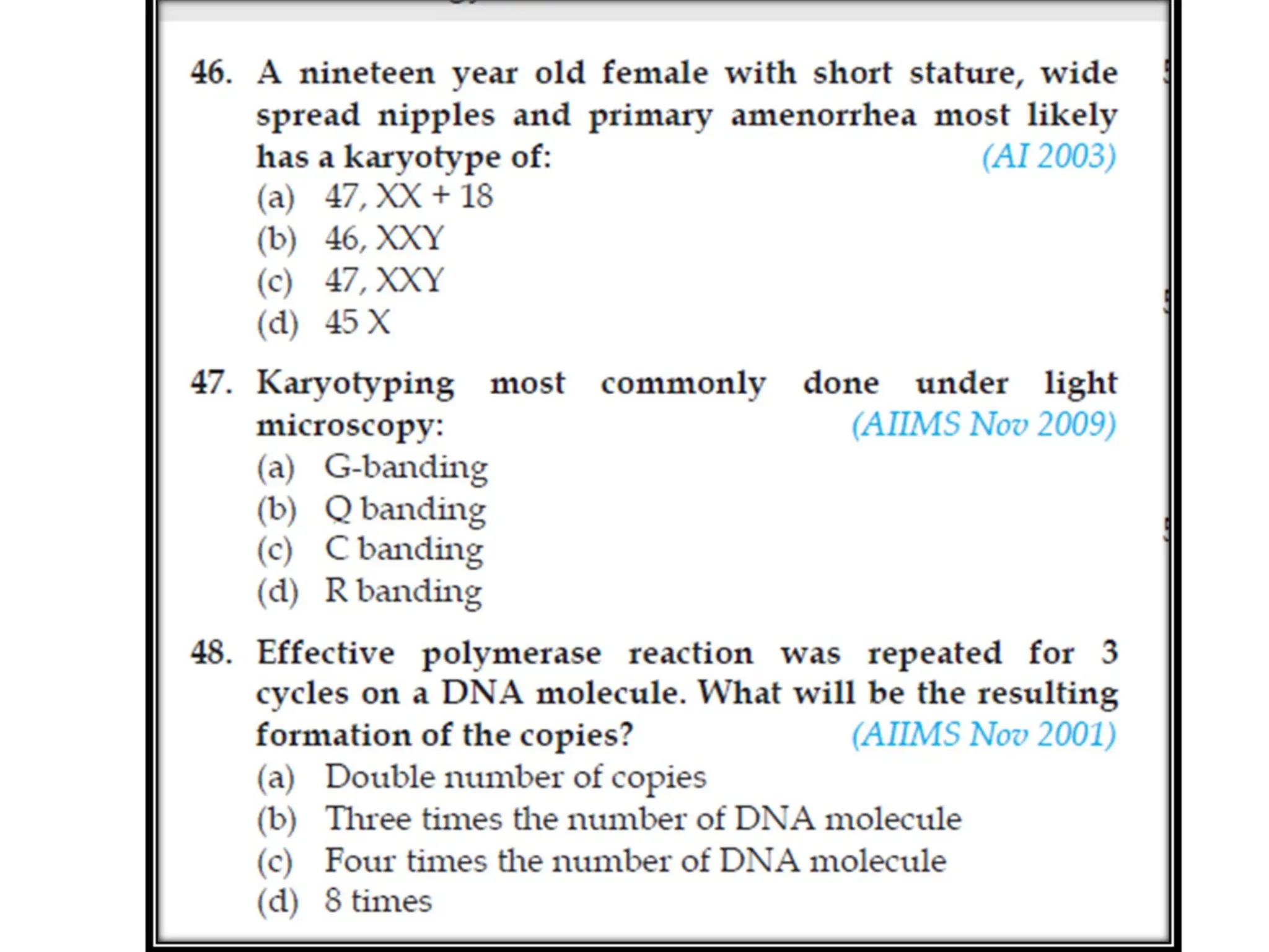 1. Pathology & Genetics Multiple choice questionnaire | PPT