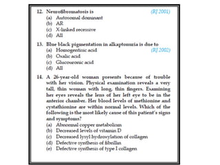 1. Pathology & Genetics Multiple choice questionnaire | PPT