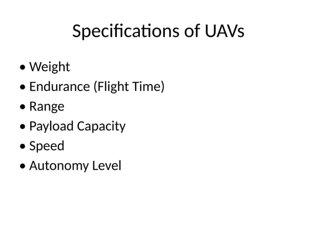 Basic Introduction: "UAV & Drone Technology" | PPT