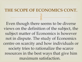 Fundamental Principles and Applications of Economic Analysis | PPTX