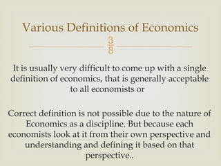 Fundamental Principles and Applications of Economic Analysis | PPTX