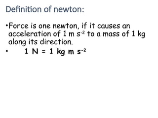 Discuss about Newton's first law of motion with examples | PPTX