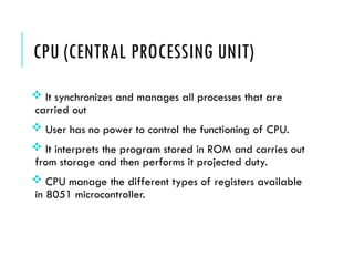 1. Architecture of 8051.pptxsjbfijfiuhfiuf | PPTX