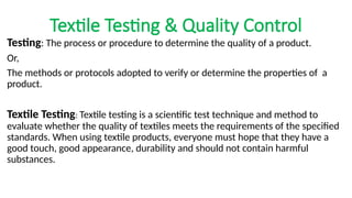 1.Textile Testing & Quality Control.pptx