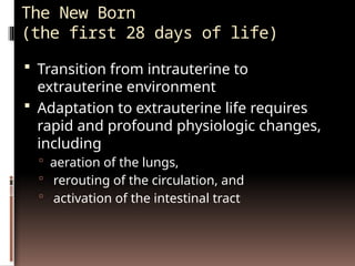 Life Cycle review.pptxtransition from intrauterine to extrauterine environment | PPT