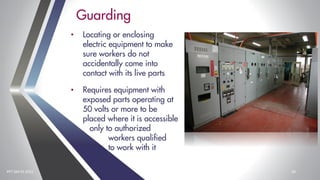 ELECTRICAL-SAFETY-PRESENTATION Guarding and Risks | PDF