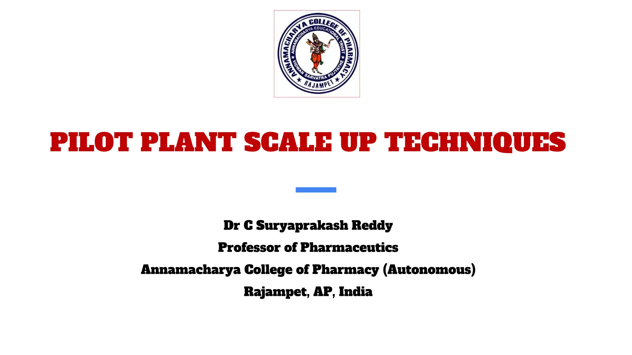 1. Pilot Plant Scale Up Techniques - Introduction.pdf