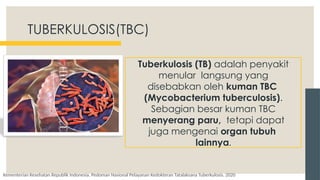 Tuberculosis pada keadaan khusus penjelasan dan tatalaksana | PPTX