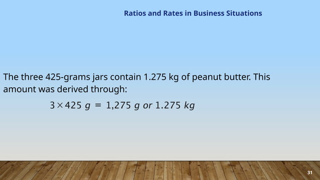 Presentation on Ratio and Rate mathematics | PPTX