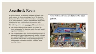 Design Of the OR that anesthesia nurse should know | PPTX