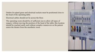 Design Of the OR that anesthesia nurse should know | PPTX