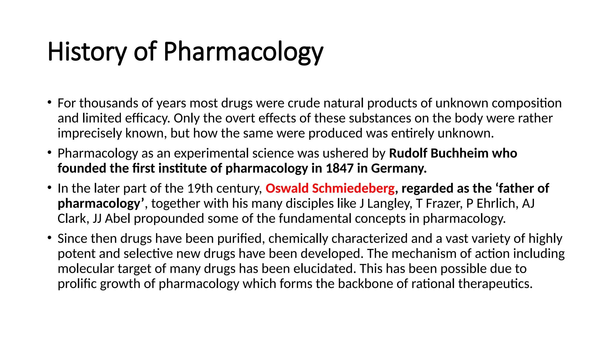 Pharmacology Introduction and basic principles | PPTX