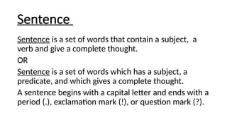 1. Sentence and its efiygkkiglements.pptx