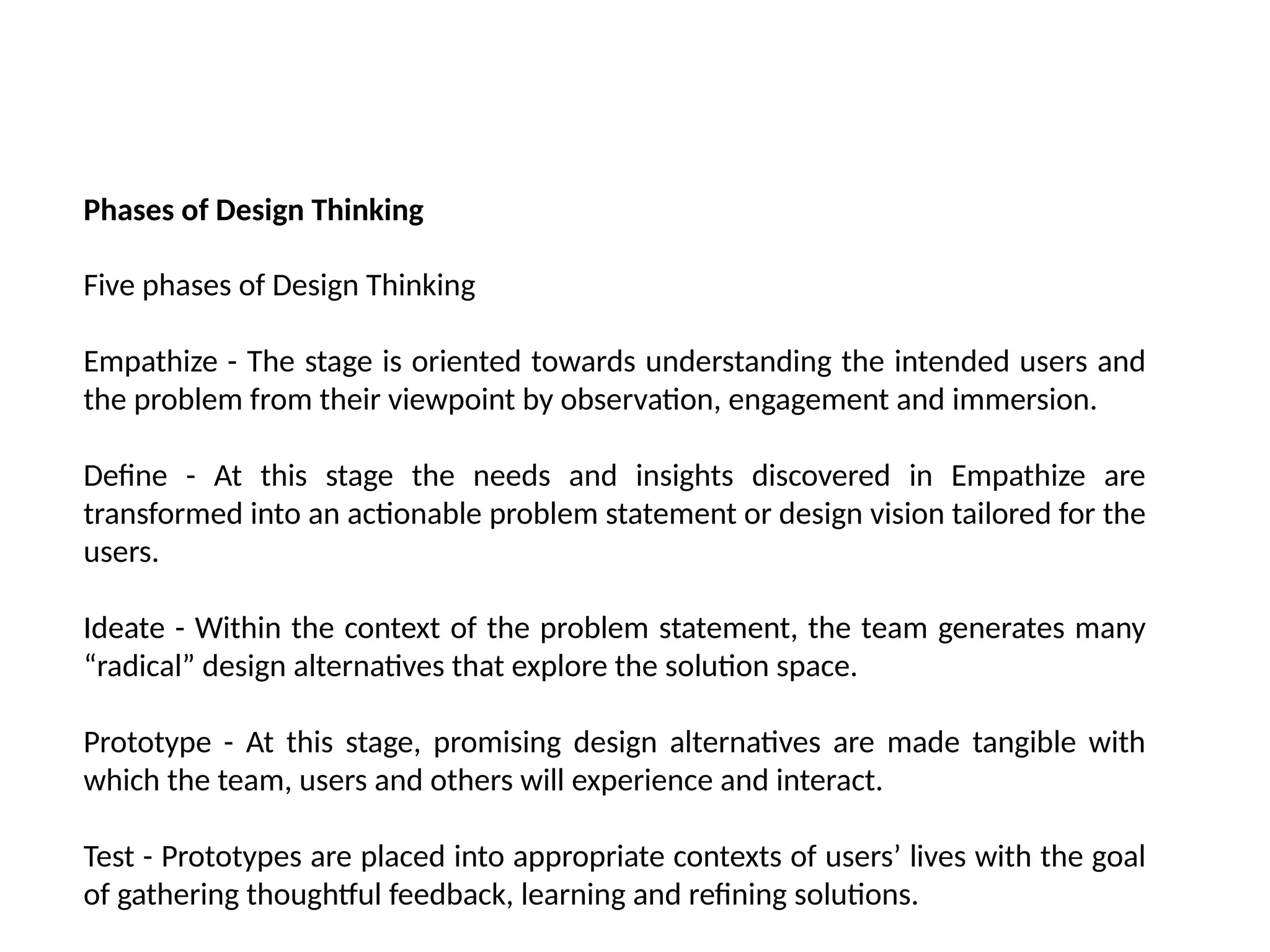 1.4 Phases of Design Thinking.pptx from the subject design thinking | PPTX