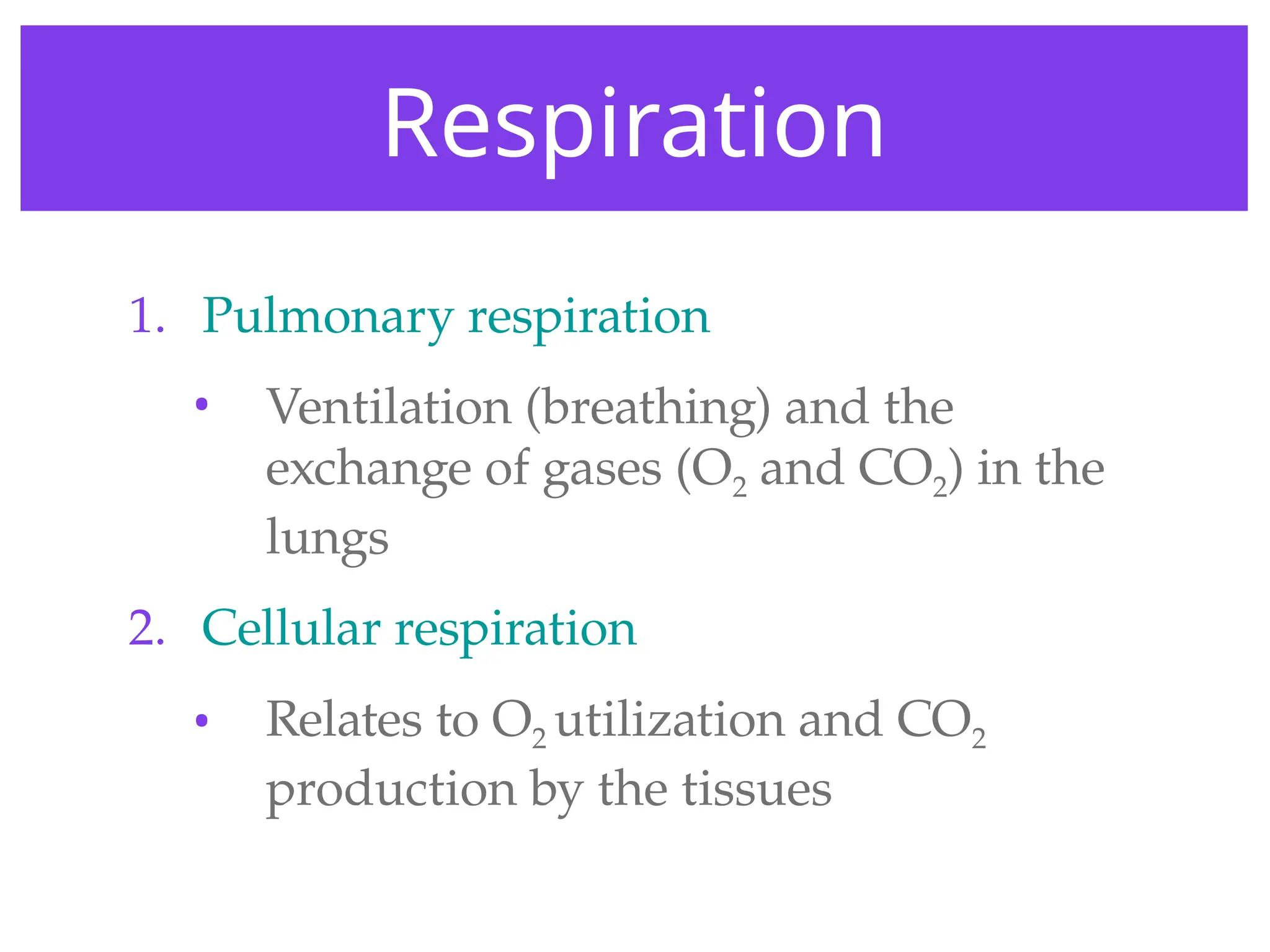 Oxygen Co2 Transport in the Lungs(Exchange og gases) | PPT