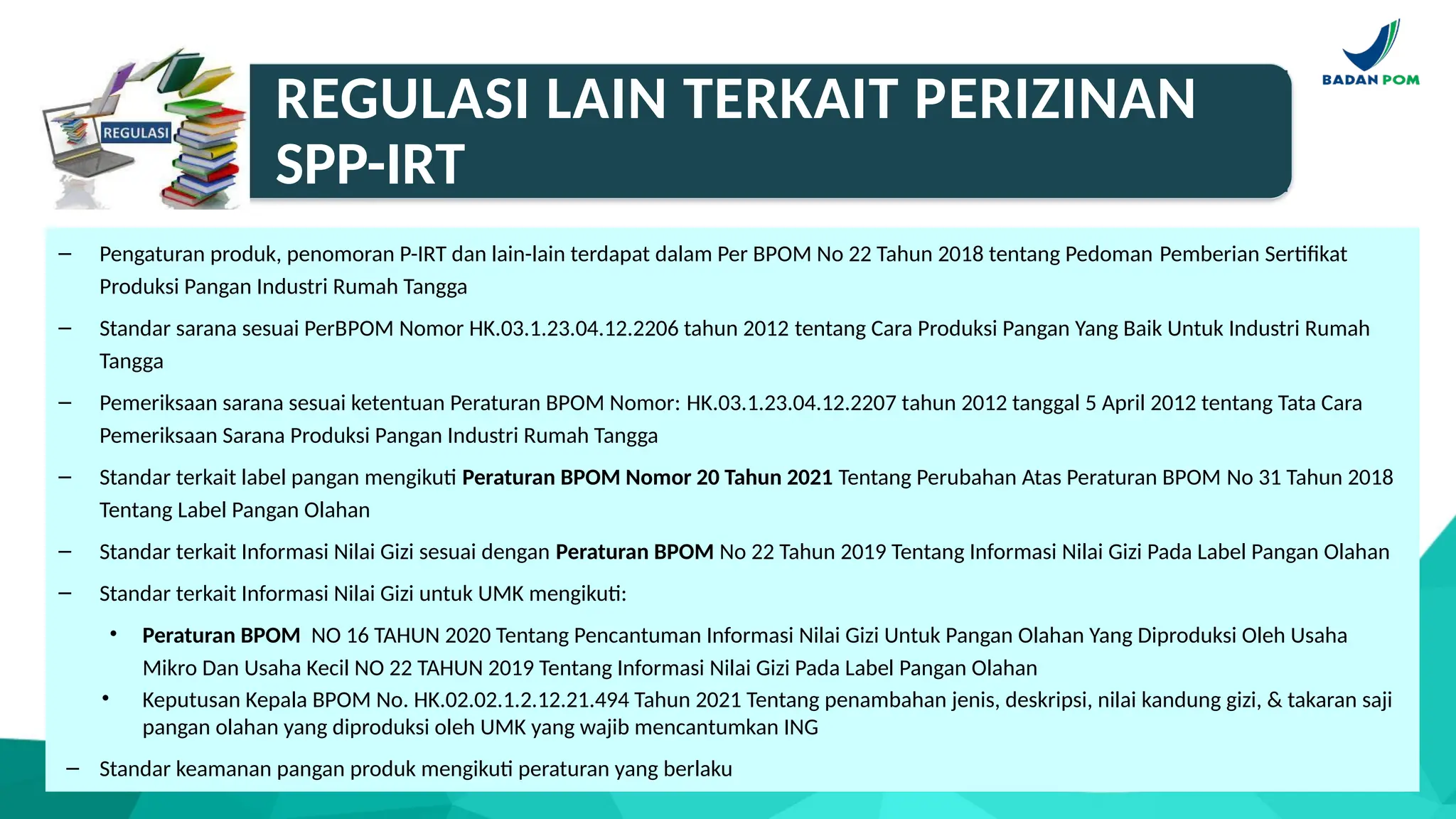 Pedoman Pemberian Sertifikat SPP-IRT dalam Rangka Pemenuhan Komitmen | PPTX