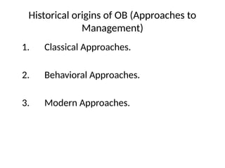 1. Management Thougt & OB.pptx FHUCYJJ | PPTX