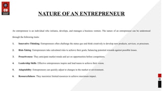 1.1.1 The Entrepreneurship Perspective,Nature Importace of Entrepreneur ...
