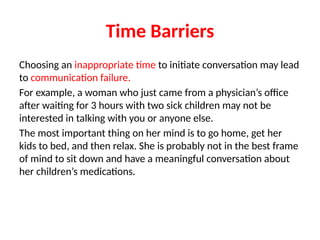 Common Barriers affects communications and solutions to reduce these | PPTX