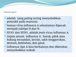 Penyakit Influenza - Anatomi Fisiologi Manusia | PPTX