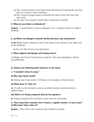 1. The Fun They Had complete notes for students | DOCX