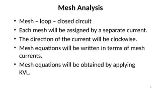 1.2 Mesh analysis for Electrical Circuits.pptx