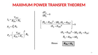 1.4 Network Theorems Electrical Engineering.pptx