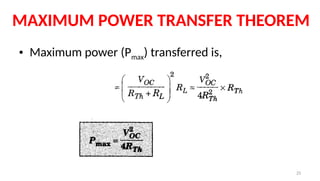 1.4 Network Theorems Electrical Engineering.pptx