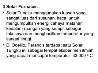Sumber Listrik Alternatif Pembangkit Listrik Tenaga Surya solar energi.ppt