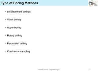 Methods of soil explorations in civil engineering.pptx