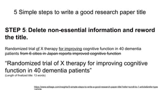 1. Quantitative & Qualitative Research_How to write a Title_How to ...