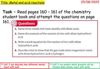 KS4 Lesson Power Point Metal and Acid.ppt