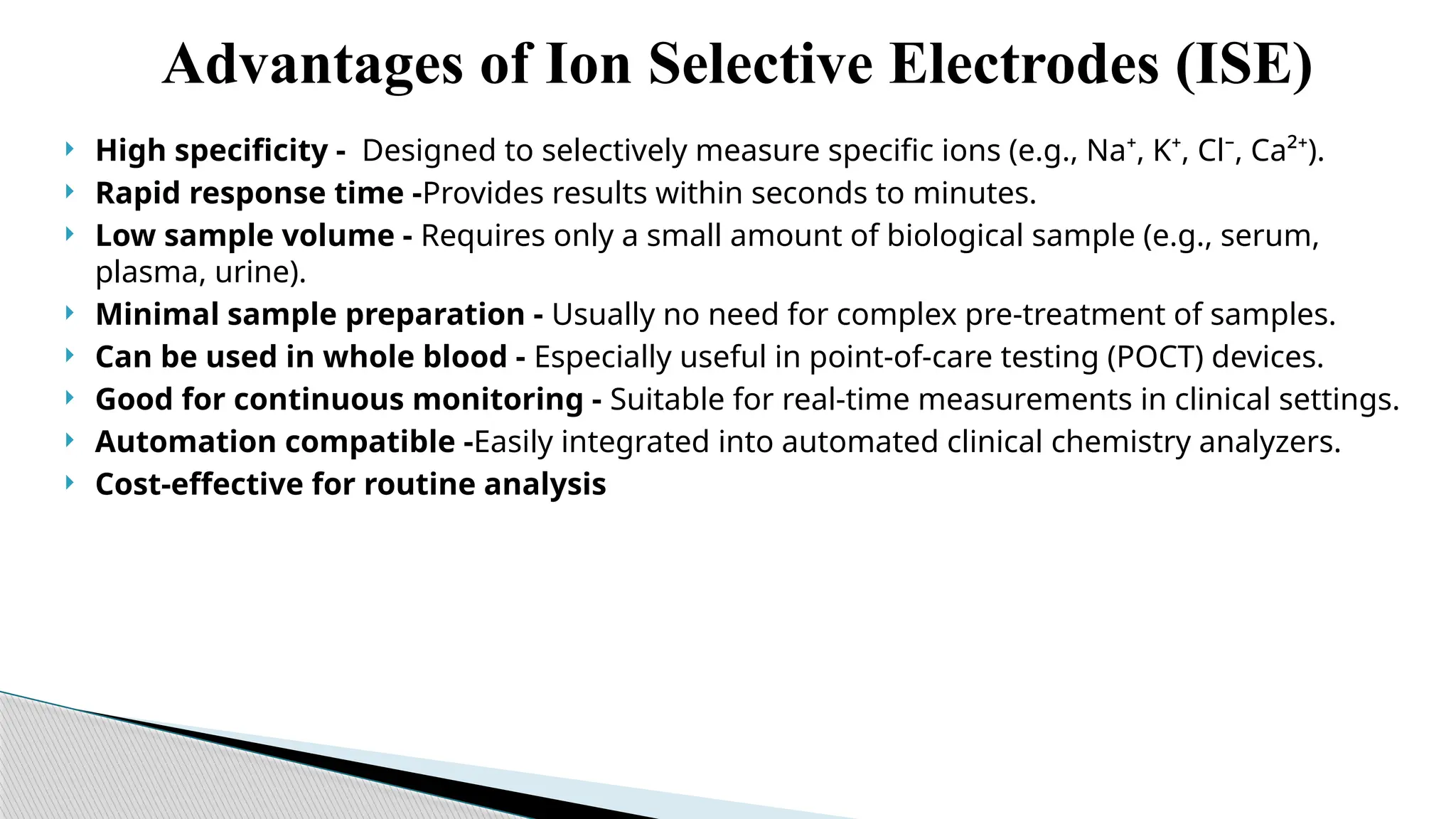 Ion selective electrodes(ISE) & their components | PPTX