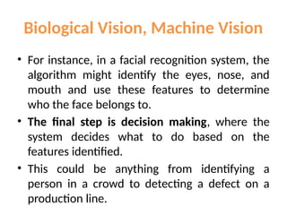 Biological, Mission Vision Concepts in Introduction to Deep Learning | PPTX