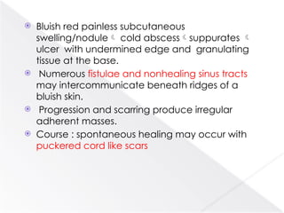 Cutaneous tuberculosis Dermatology | PPTX