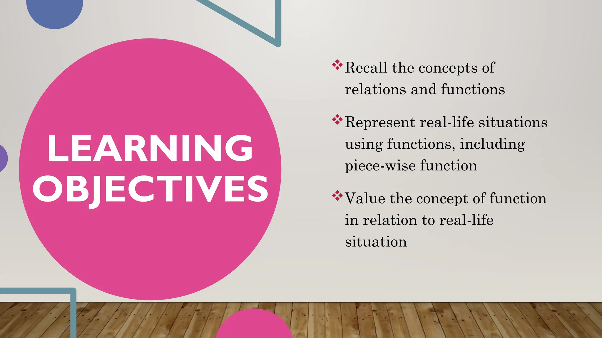 REPRESENTING REAL-LIFE SITUATIONS USING FUNCTIONS | PPTX