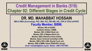Stage in Credit Cycle- Credit Management in Banks | PPT