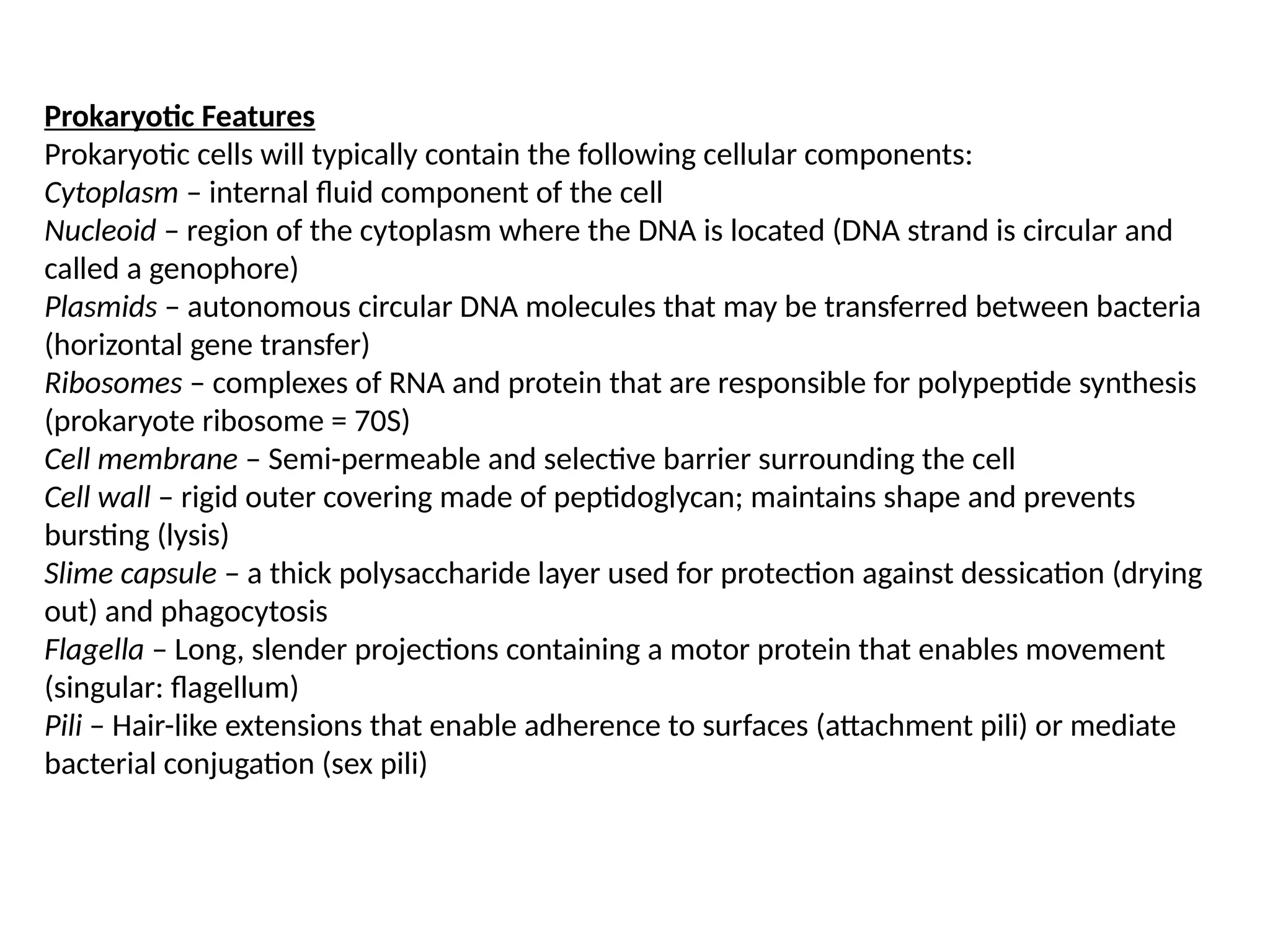 THe structure of prokaryotic and eukaryotic cell | PPTX