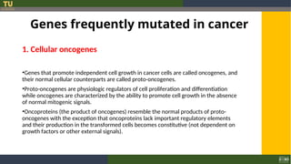 1. Molecular basis of cancer amal.ppt... | PPT