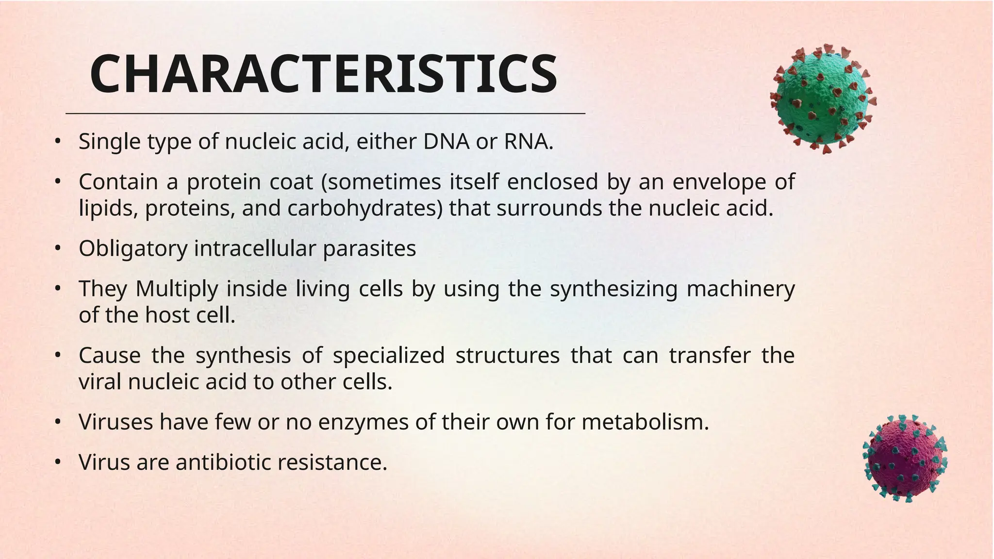 1. Introduction to virus.pptx Virus, obligate intracellular parasites ...