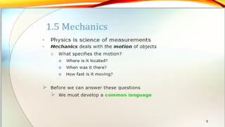Introduction about Physics as a discipline and its significance | PPTX
